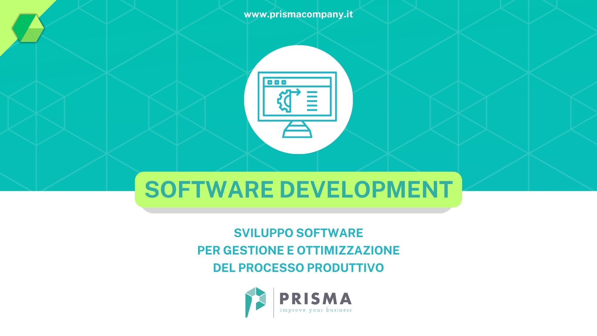 Sviluppo software per ottimizzazione e gestione del ciclo produttivo